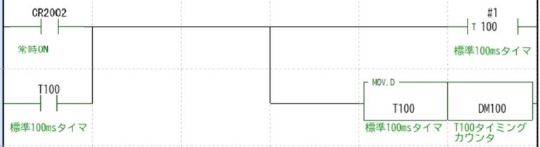 【キーエンスPLC】TMR・TMH・TMS タイマー命令の使い方
